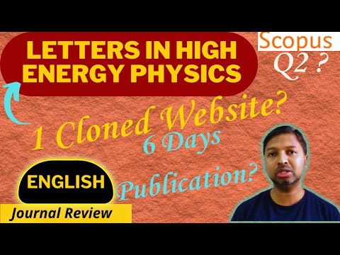 Christo Ananth - LHEP - Letters in High Energy Physics - Scopus - Genuine Review - English