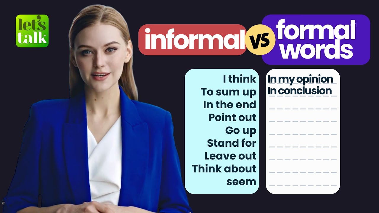 What Is An Informal Word EN General