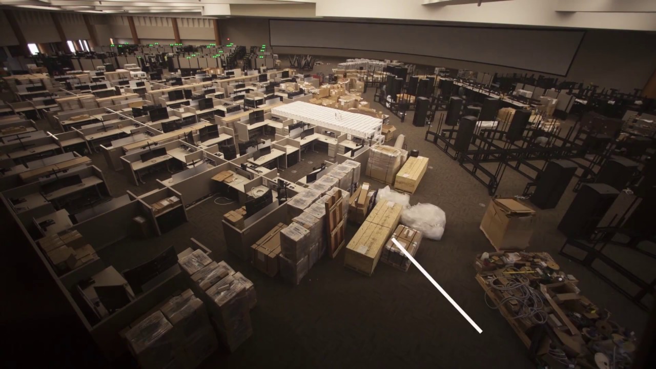 Time-lapse video: BNSF rebuilds high-tech command center