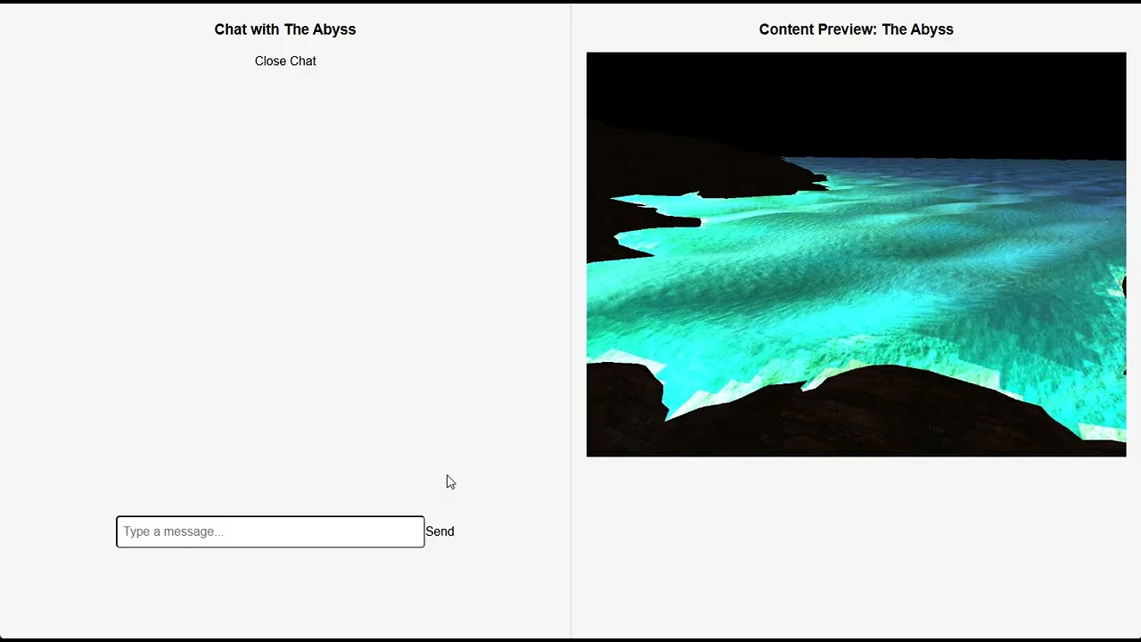 Create Games by Chatting - Change Water Colors - Entropy Chat Alpha Demo