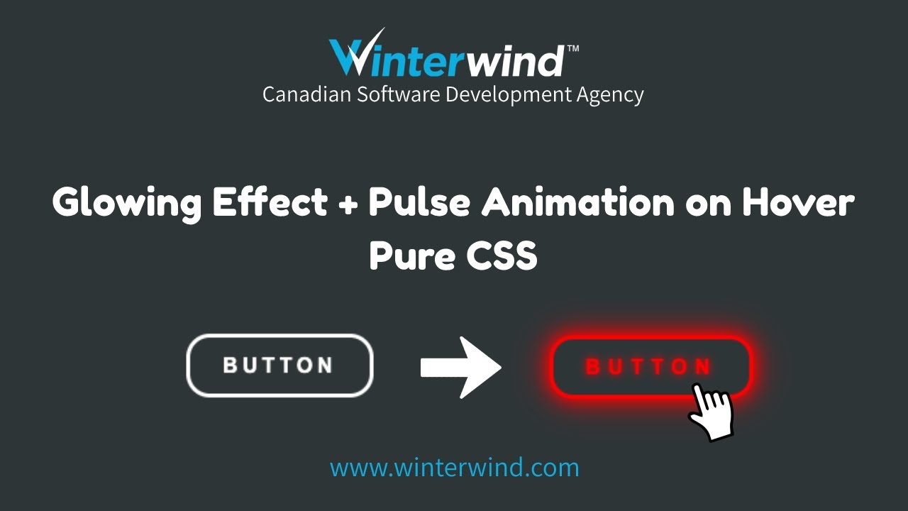 Button Glowing Effect & Pulse Animation with CSS
