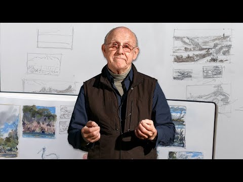 TRAILER | Sketching on Location: Part 2 | Visual Planes for Landscapes with Glenn Vilppu