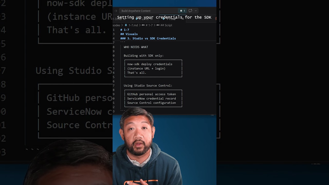 ServiceNow SDK Auth Credentials Is Simpler Than You Think