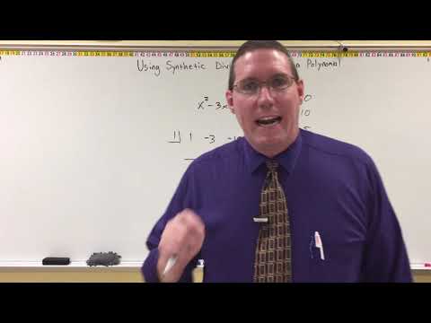 Factor with Synthetic Division - Mr. Ryan