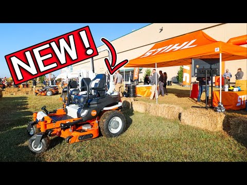 New STIHL Equipment EQUIP EXPO 2023 ► New BATTERY Zero Turn?!