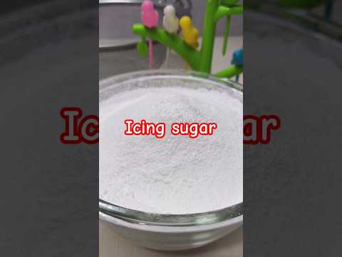 How To Make Icing Sugar At Home! 2 ingredients only #shorts