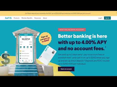 SoFi Interest Rate APY Increase & Decrease - Savings & Checking Account - Referral Bonus & Promos