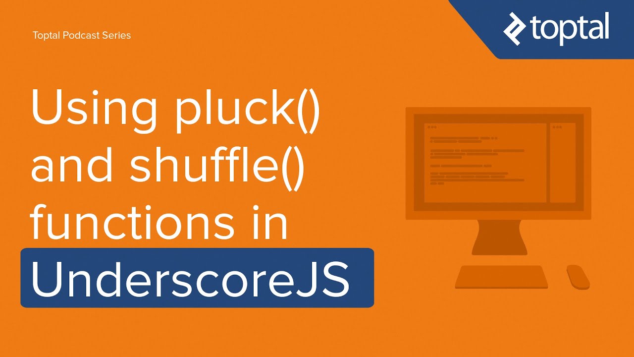 JavaScript Video Tutorial - Using pluck() and shuffle() functions in UnderscoreJS