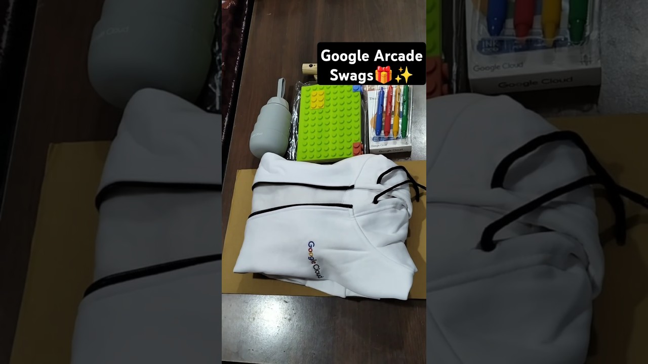 Google Arcade Swags Unboxing 🎁 Facilitator Program Swags!Free and Amazing Swags #shorts #swags #free