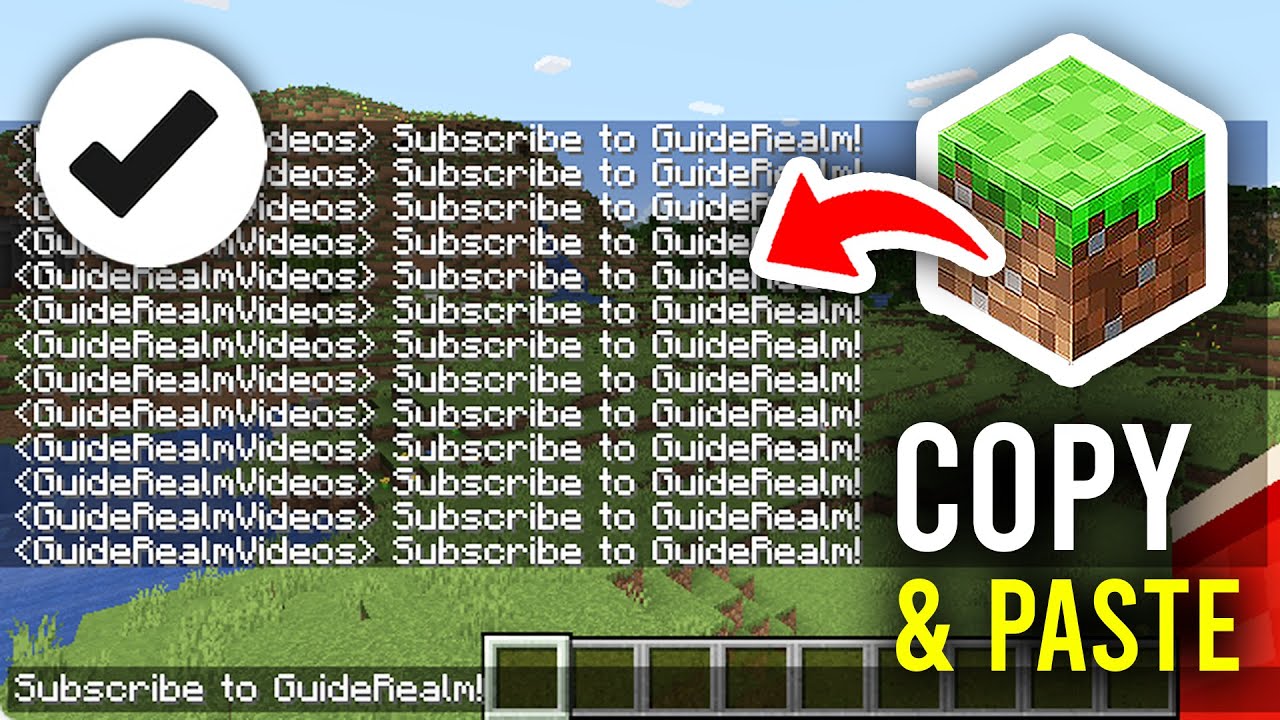 How To Copy & Paste Text In Minecraft - Full Guide