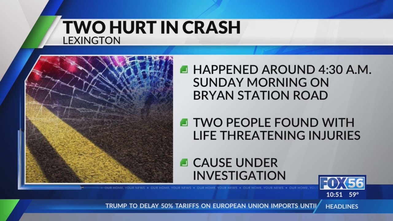 2 taken to hospital with severe injuries after Bryan Station Road crash