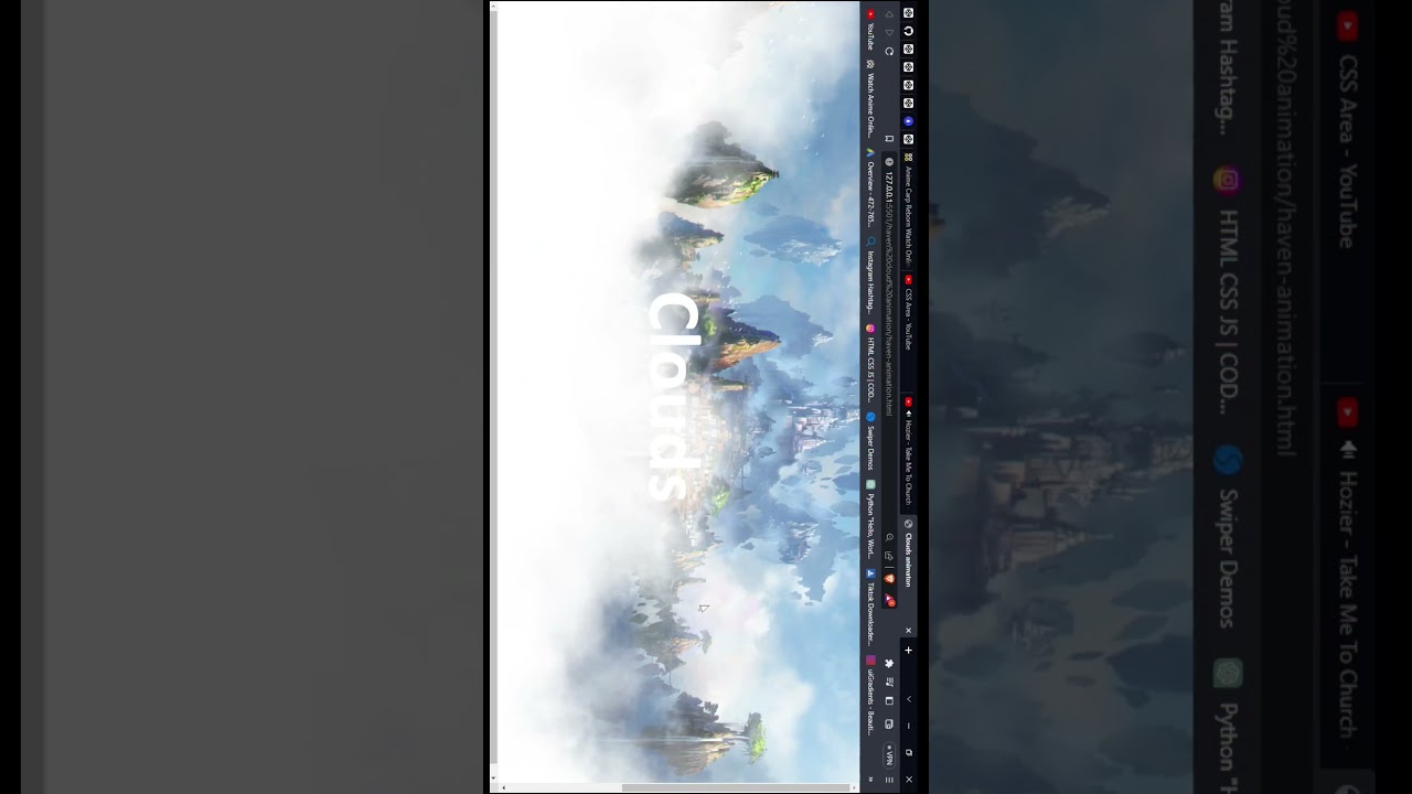 Clouds  Animation  #shorts #short