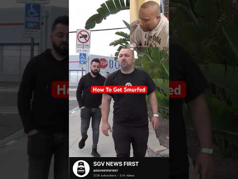 How To Get Smurfed By First Amendment Auditor! #shorts #shortsfeed #filmthepolice