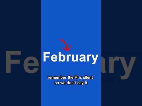 How do you pronounce February?