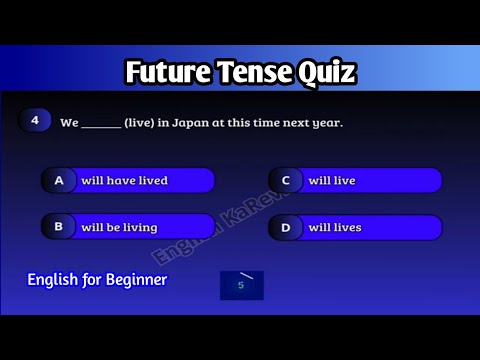 50 Future Tense Quiz | Test Your Grammar Skills! #english #quiz