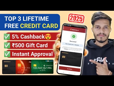 🔥 Top 3 Lifetime Free Credit Cards in India | No Annual Fee | Best for Beginners!