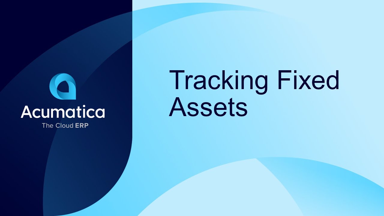 Tracking Fixed Assets - Acumatica Construction Edition