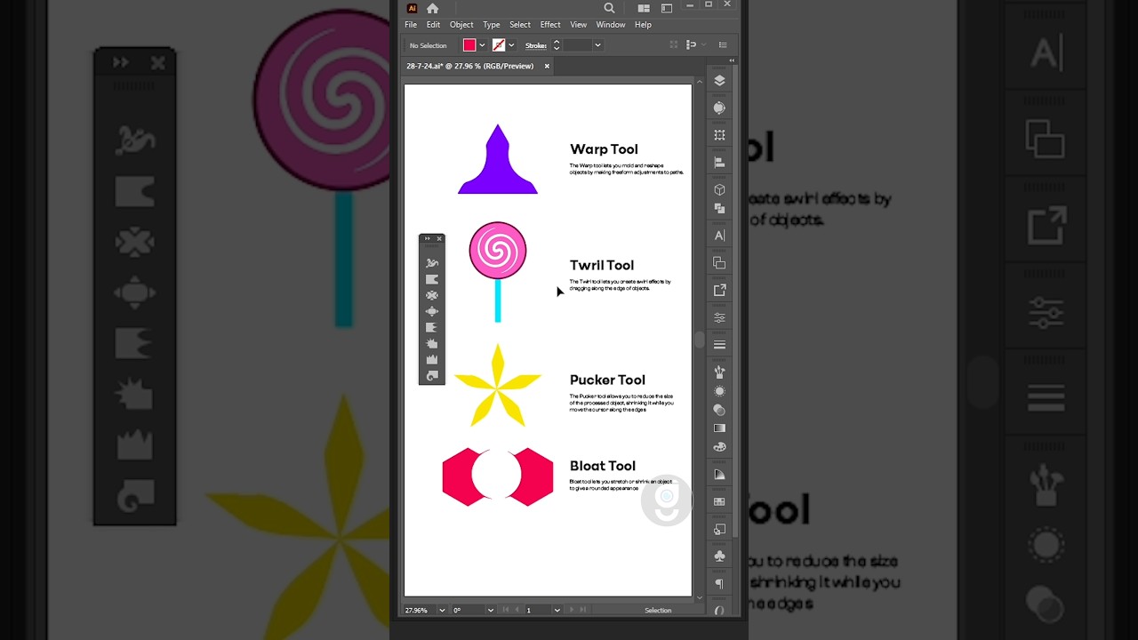Creative Use Of This Tools In Illustrator | Tutorials for Graphic Designer