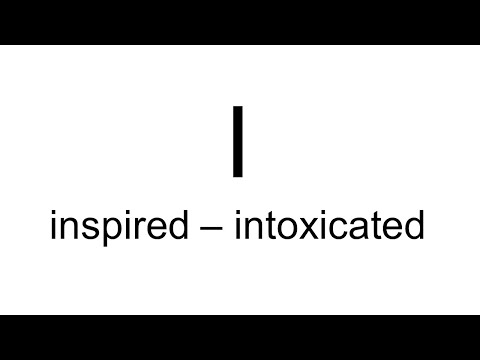 inspired - intoxicated | I | English Dictionary