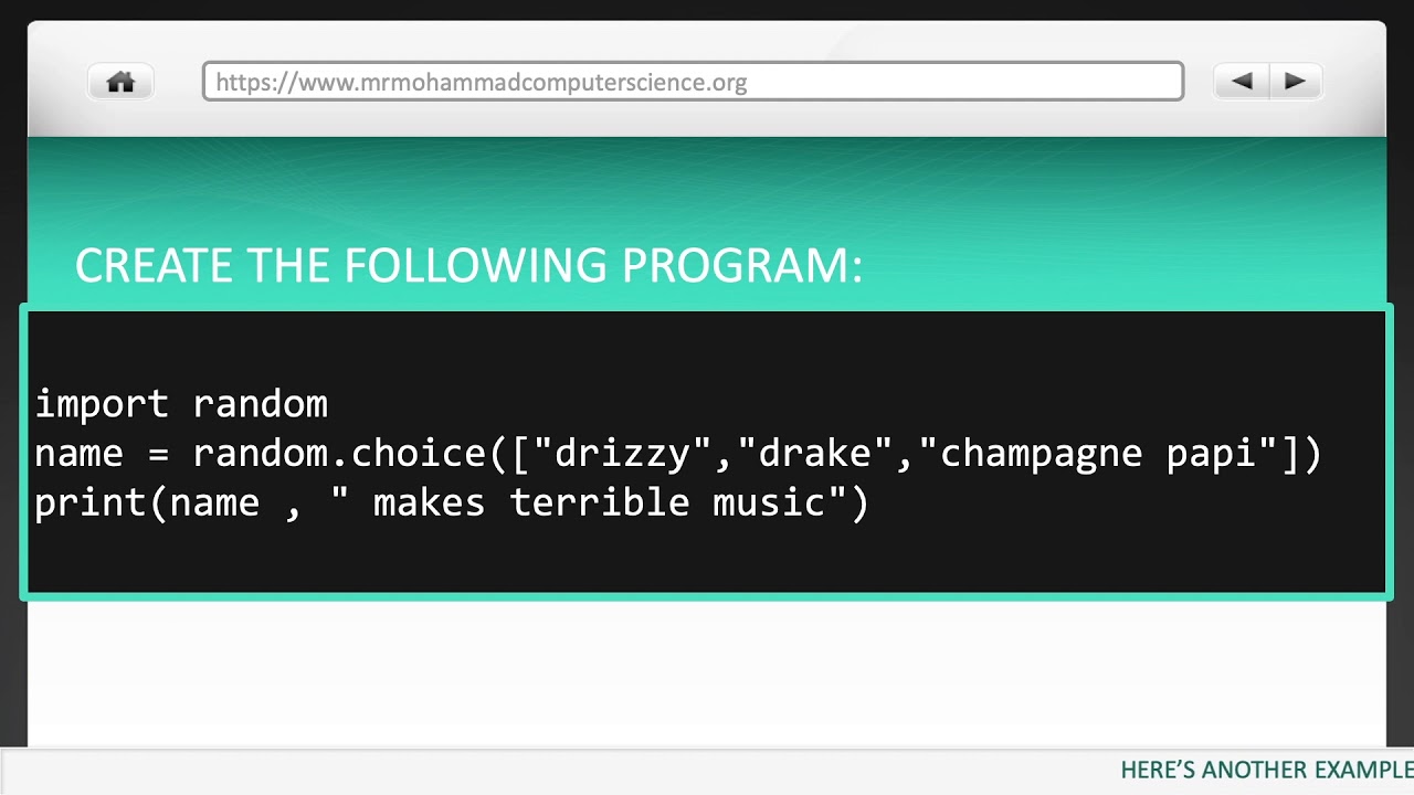 The Random Module in Python
