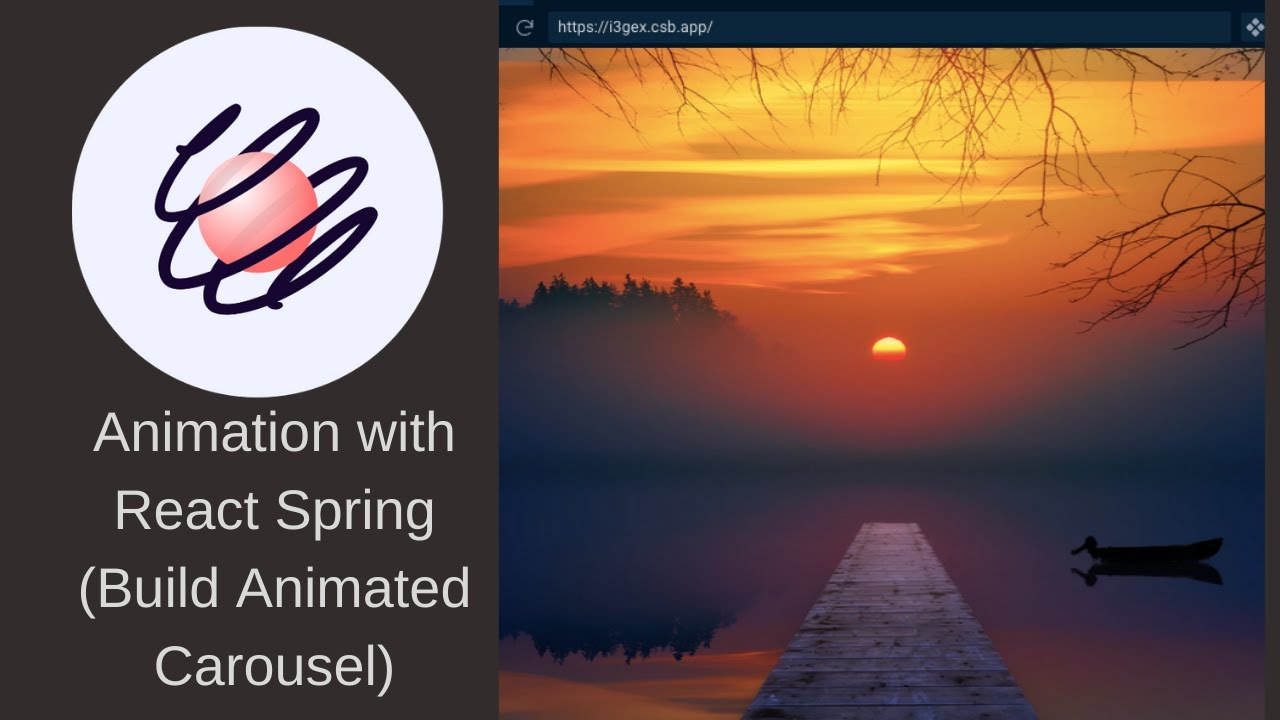 Build Animated Carousel with React Spring