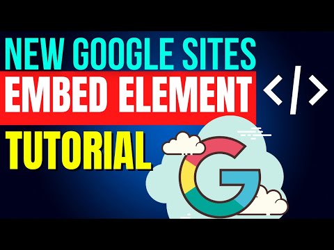 New Google Sites Embed Tutorial | Learn The New Google Sites