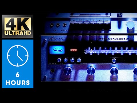 6 h | Vintage (1972) Marantz Receiver 2220 B white noise | Sleep, soothing, insomnia, calm baby