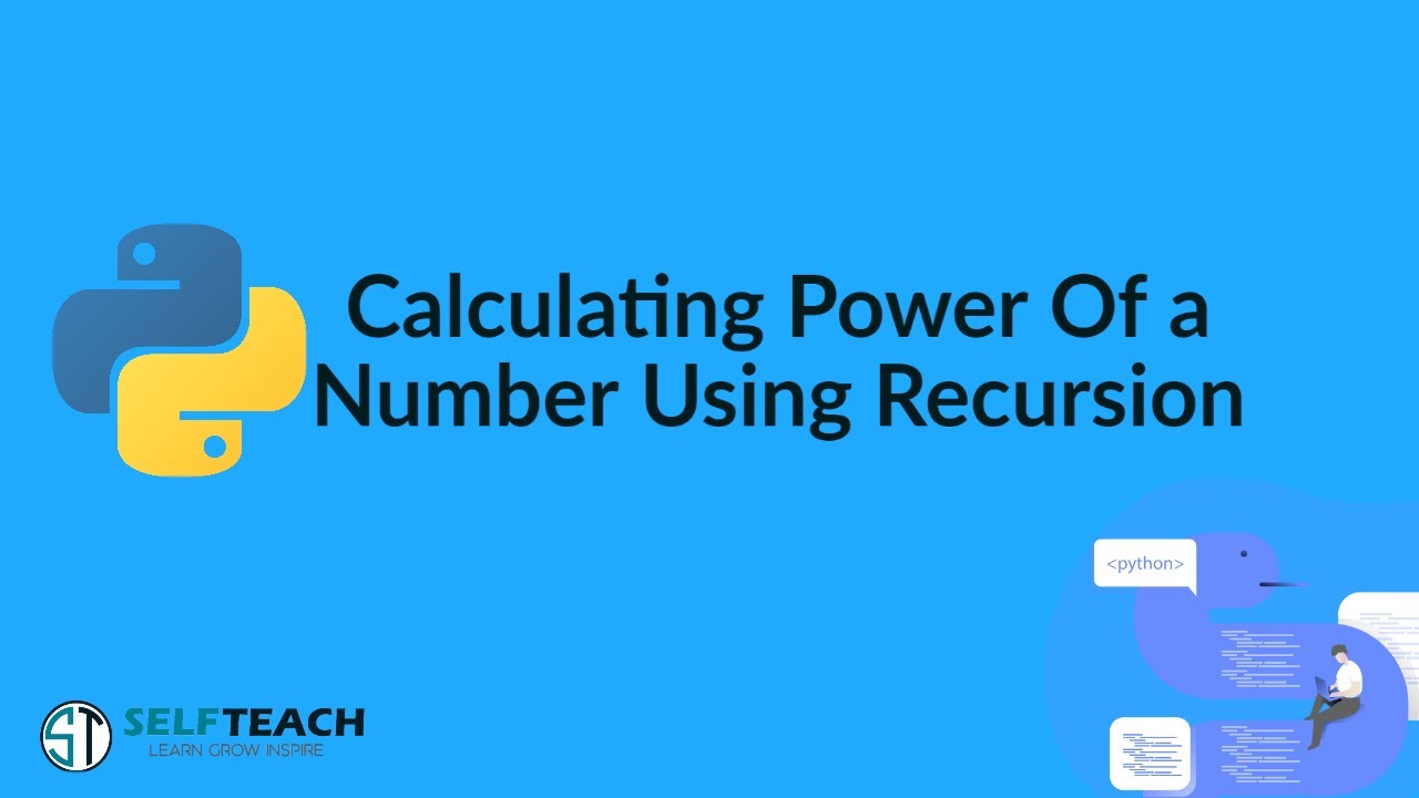 Power of a number using Recursion Program | Python class 12 | Chapter 5 #5.4    #Recursion