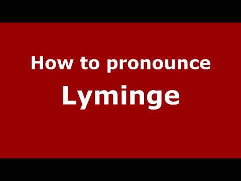 How to pronounce Lyminge (English/UK) - PronounceNames.com