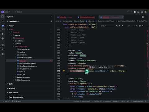 Update contract from frontend side