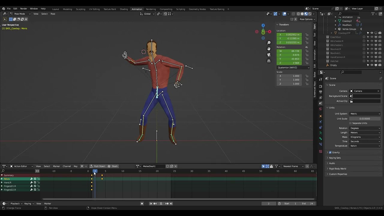 Animations jerks into place at last frame - Ask - GameDev.tv