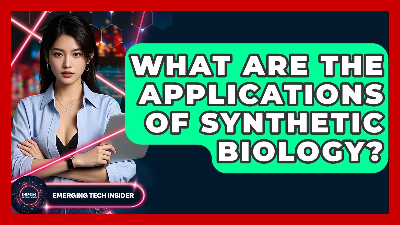 What Are The Applications Of Synthetic Biology? - Emerging Tech Insider
