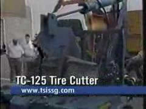 TC-125 Cutting Up Truck Tires from All Tire Supply