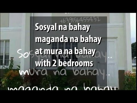 Sosyal na bahay maganda na bahay at mura na bahay with 2 bedrooms ...