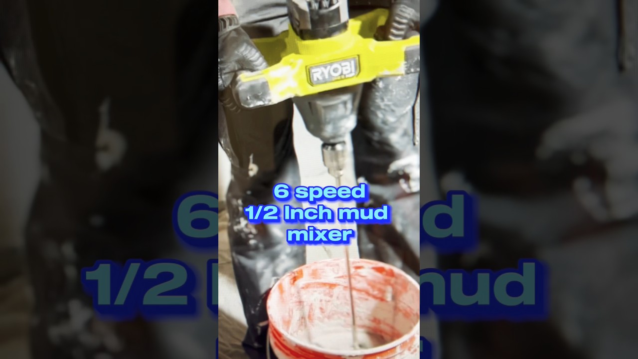 Trying out this mud mixer. #diy #trending #tools #shorts