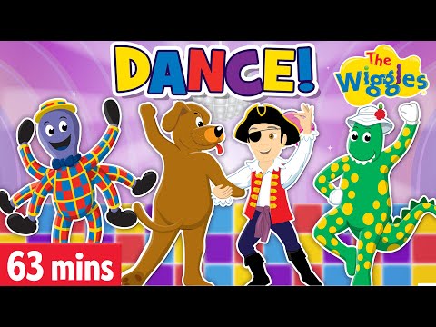 60 Min Kids Dance Party! ???????? Fruit Salad & Hot Potato ???? The Wiggles Toddler Dance Along Compilation