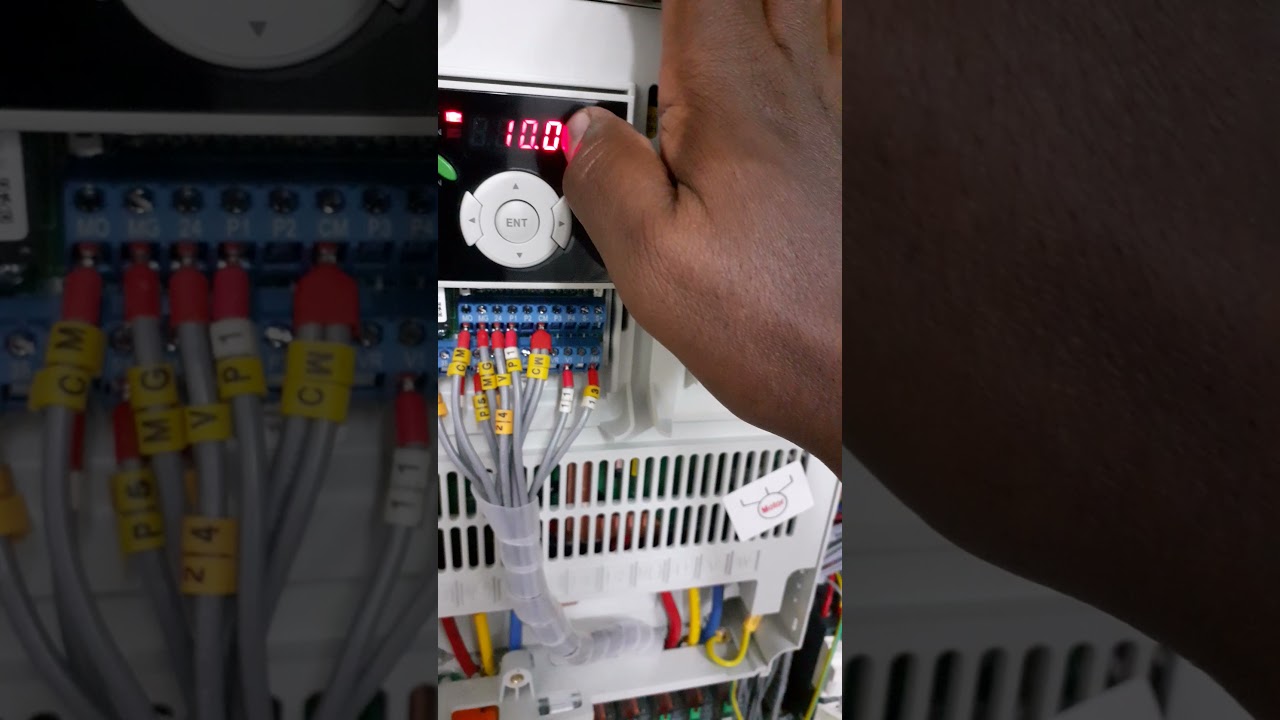 VFD LS iG5A basic programming.