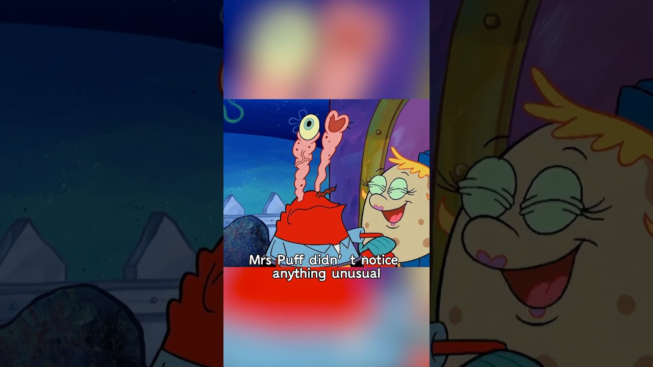 Mr. Krabs' flesh disappears into a crab shell, and SpongeBob uses Chum to create a fake Mr. Krabs.