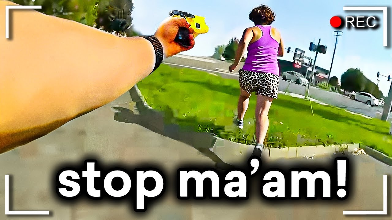 When Dumb Karens Try To Run From SUPER Police
