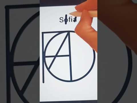 #logo #vector #monogram #drawing #digitalart #procreate #art #artist #illustration #dibujo #sofia