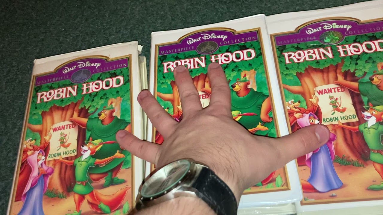 Disney’s Robin Hood VHS Comparison