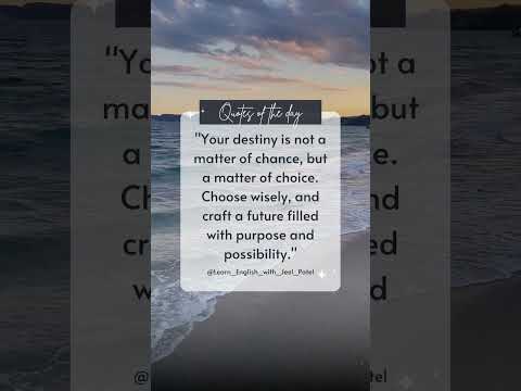 Shaping Your Fate: Inspirational Quotes for Crafting a Purposeful Future #shorts #ytshorts #trending