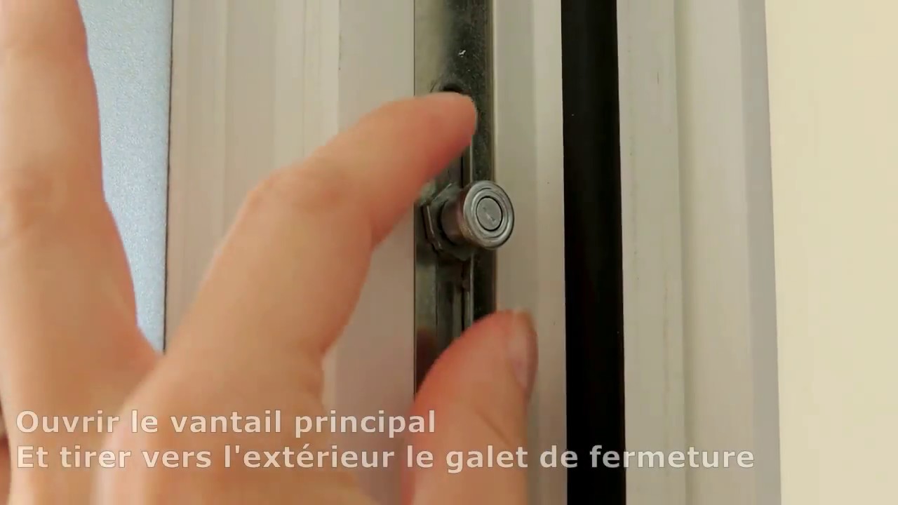 Poignée de fenêtre bloquée