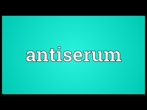Antiserum Meaning