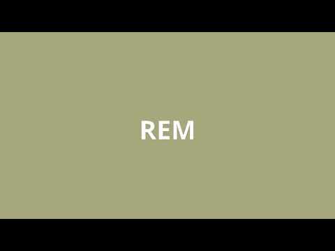what is the meaning of REM.