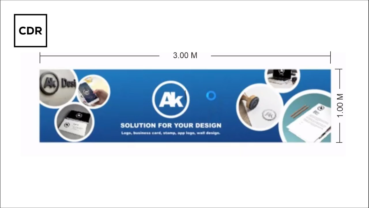 Cara membuat Spanduk 3x1 meter