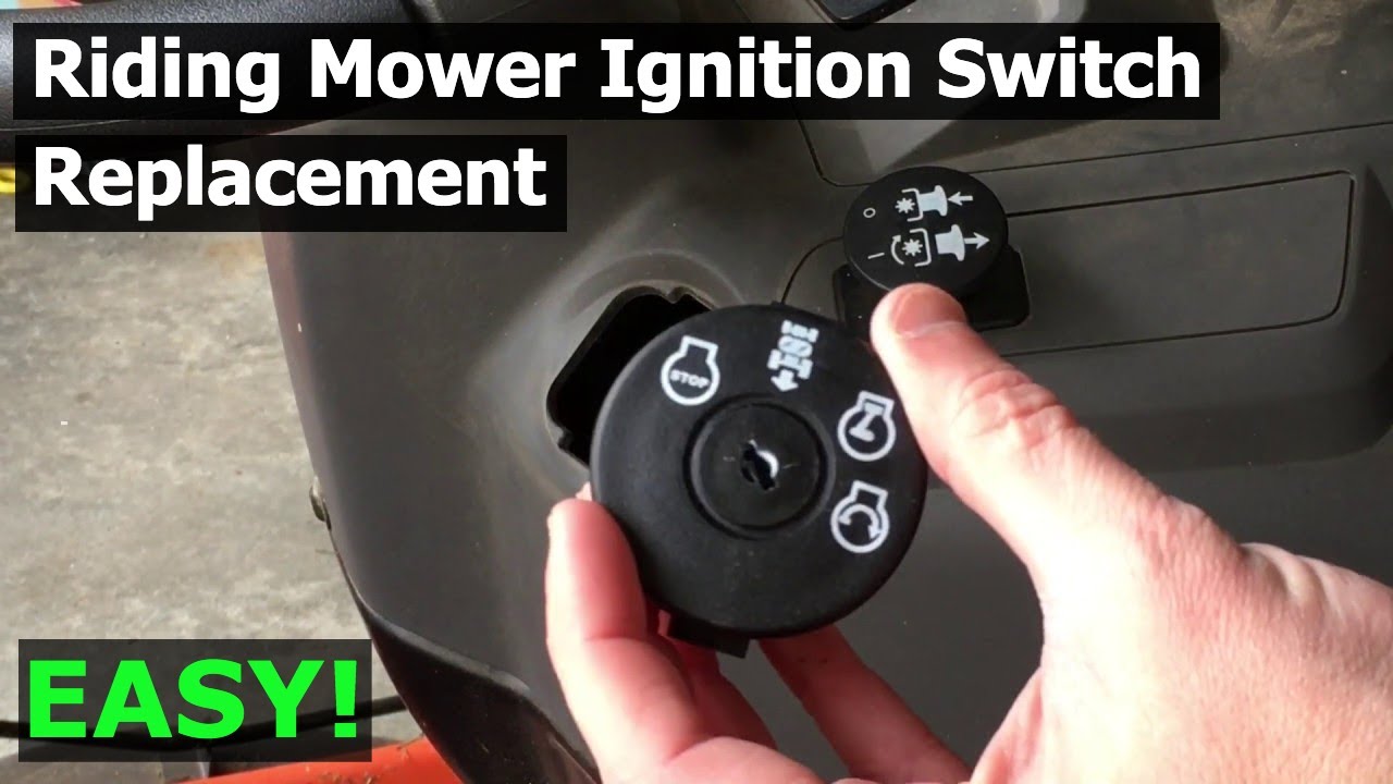 How to Replace Ignition Switch on a Riding Lawn Mower