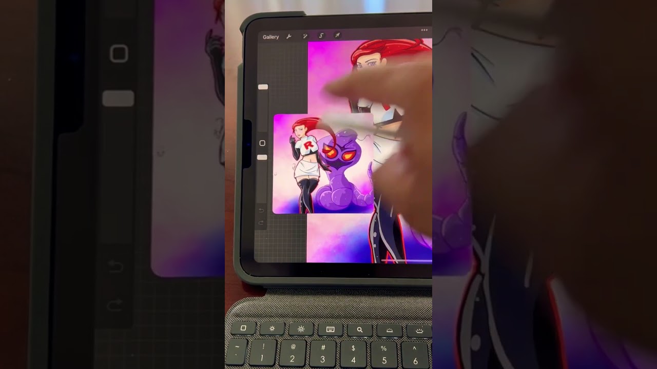 How To Add a Reference Photo to Your Canvas in Procreate. #shorts #procreate