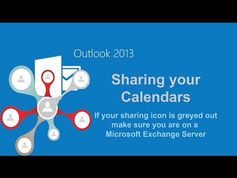 📆Outlook 2013 Calendar Sharing Exchange📧