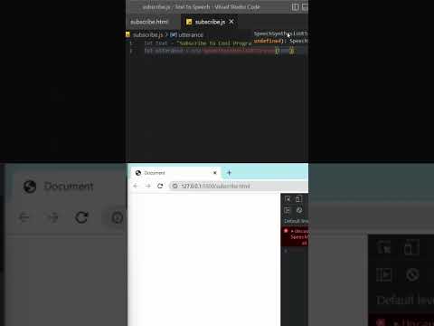 I build text to speech converter using JavaScript